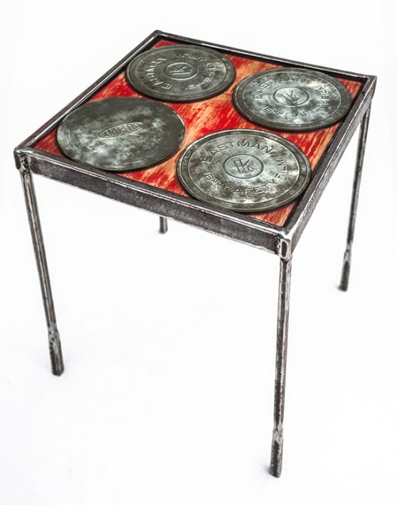 Film Canister Table by Justin Neuhardt - upcycleDZINE